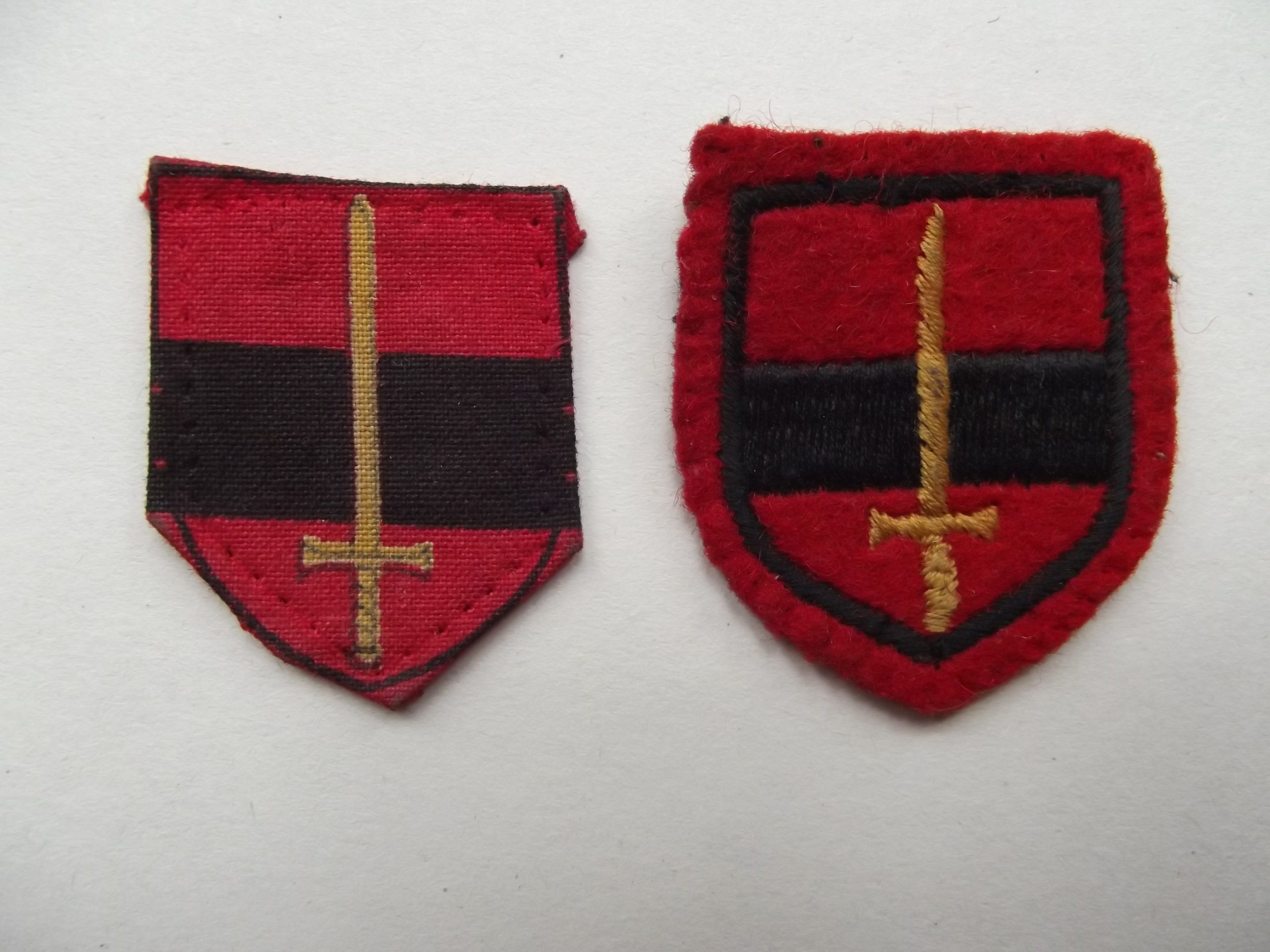 TERRITORIAL ARMY FORMATION PATCHES DBG Militaria