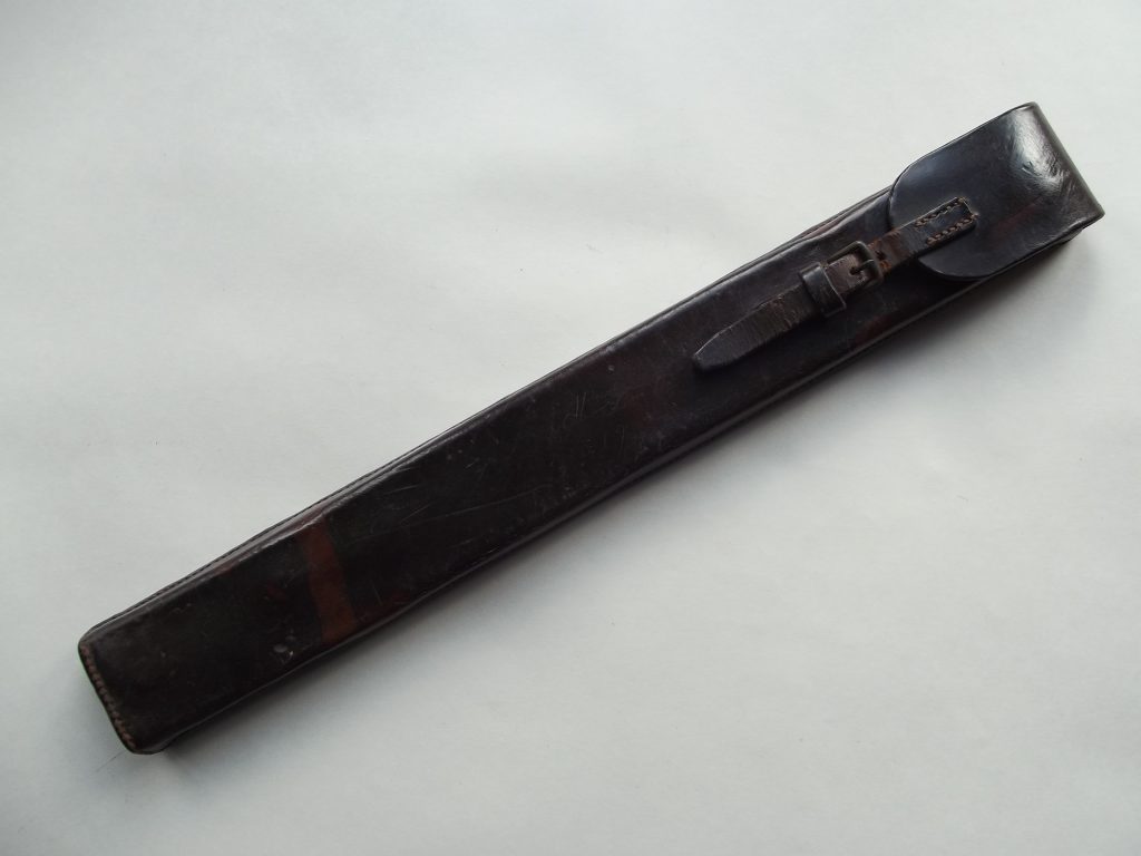 WW1 BRITISH MILITARY RANGE RULE DATED 1915/17 & UNIT MARKED - DBG Militaria