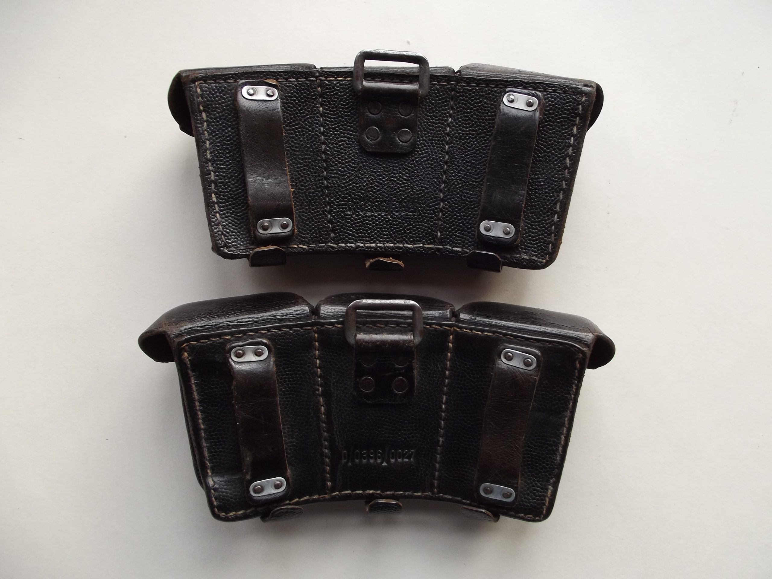 WW2 GERMAN M1911 AMMUNITION POUCHES MATCHED RB NUMBERS - DBG Militaria