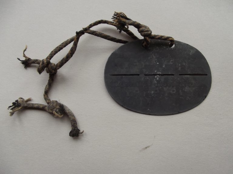 WW1 IMPERIAL GERMAN DOG TAG - DBG Militaria