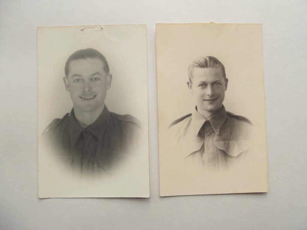 WW2 BRITISH PRISONER OF WAR PORTRAIT POSTCARDS 1942 - DBG Militaria