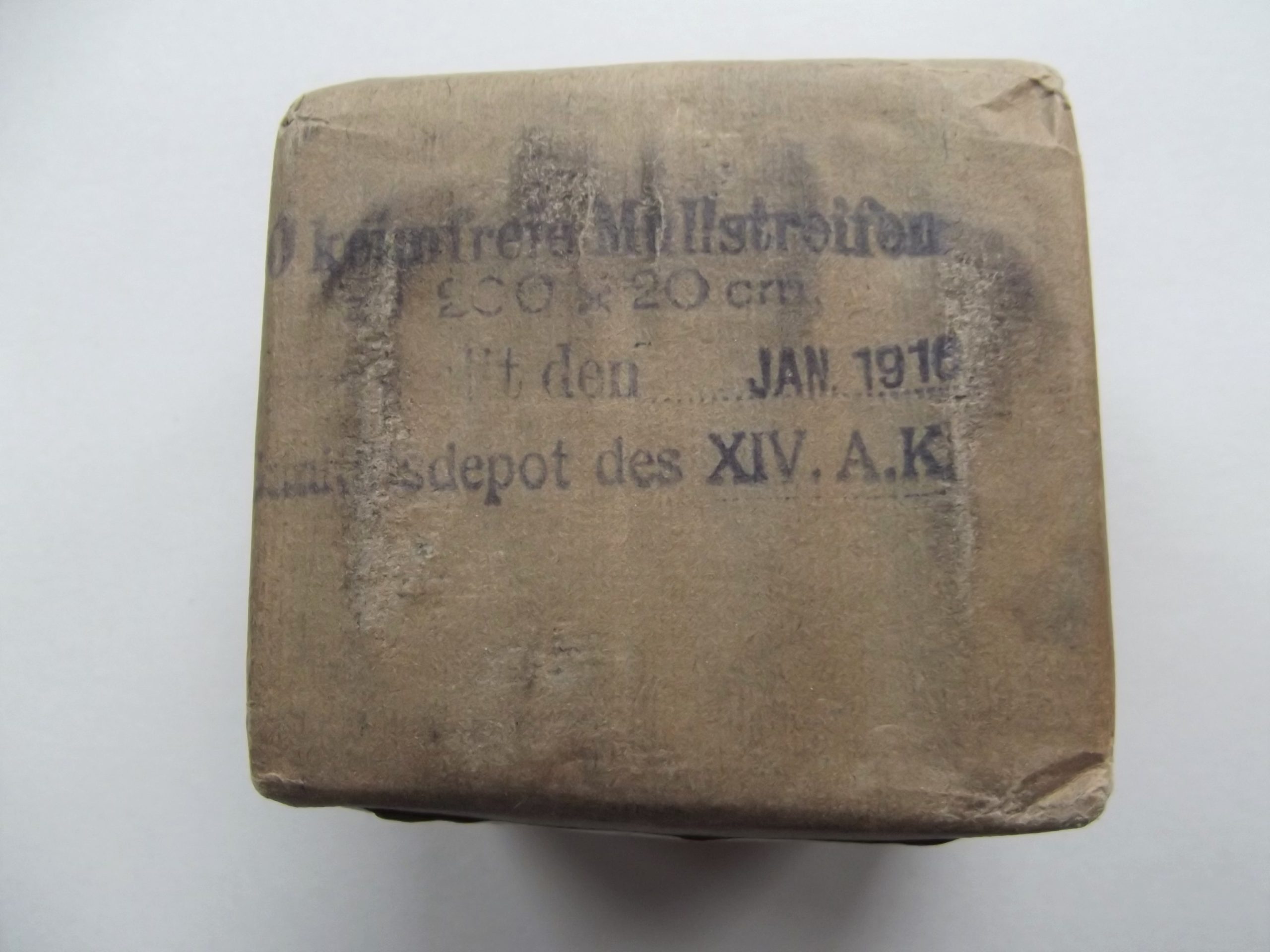 WW1 IMPERIAL GERMAN FIELD DRESSINGS PACK X 10 DATED 1916 - DBG Militaria