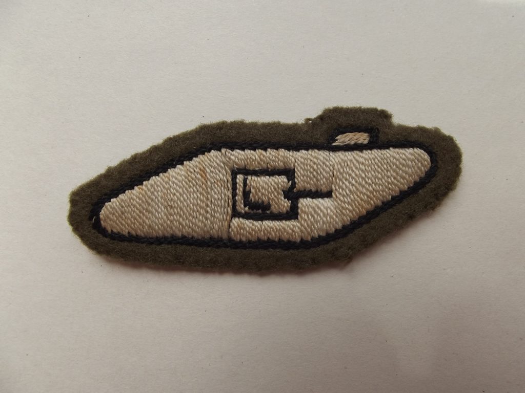 WW1 TANK CORPS ARM PATCH - DBG Militaria