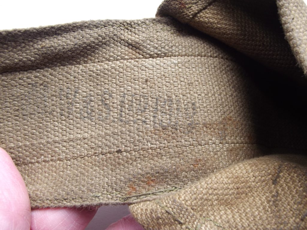 WW1 BRITISH ARMY WEBBING LEWIS GUN MAGAZINE POUCH DATED 1918 - DBG ...
