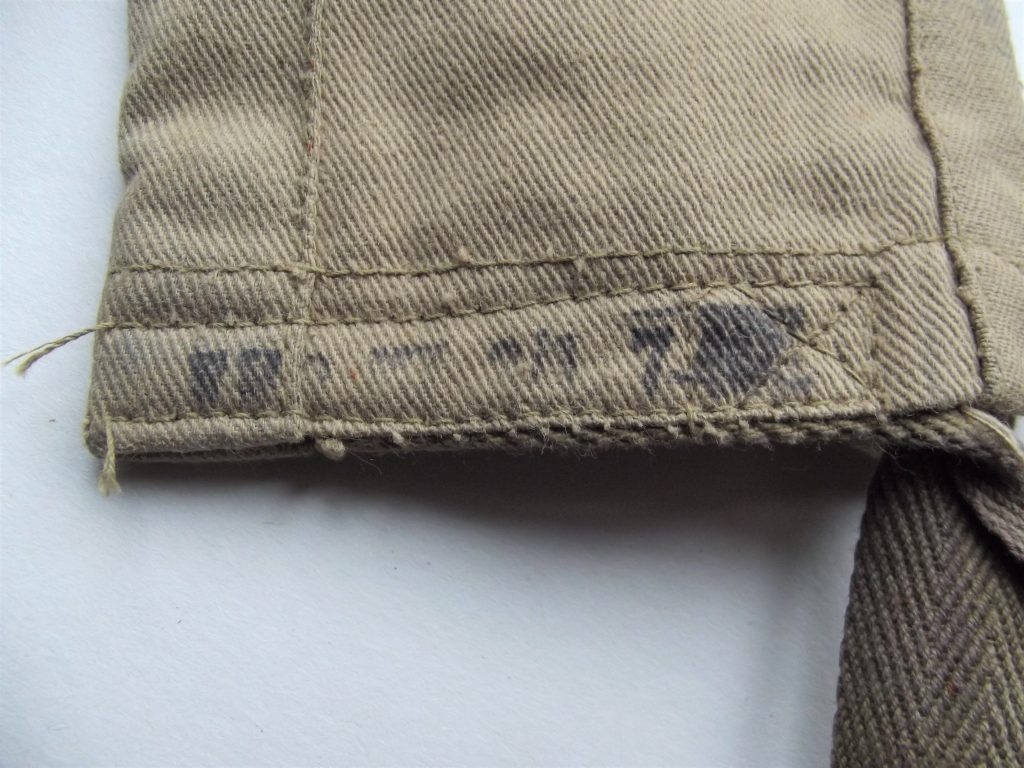 WW2 BRITISH ARMY CLOTH .303 BANDOLIER DATED 1941 - DBG Militaria