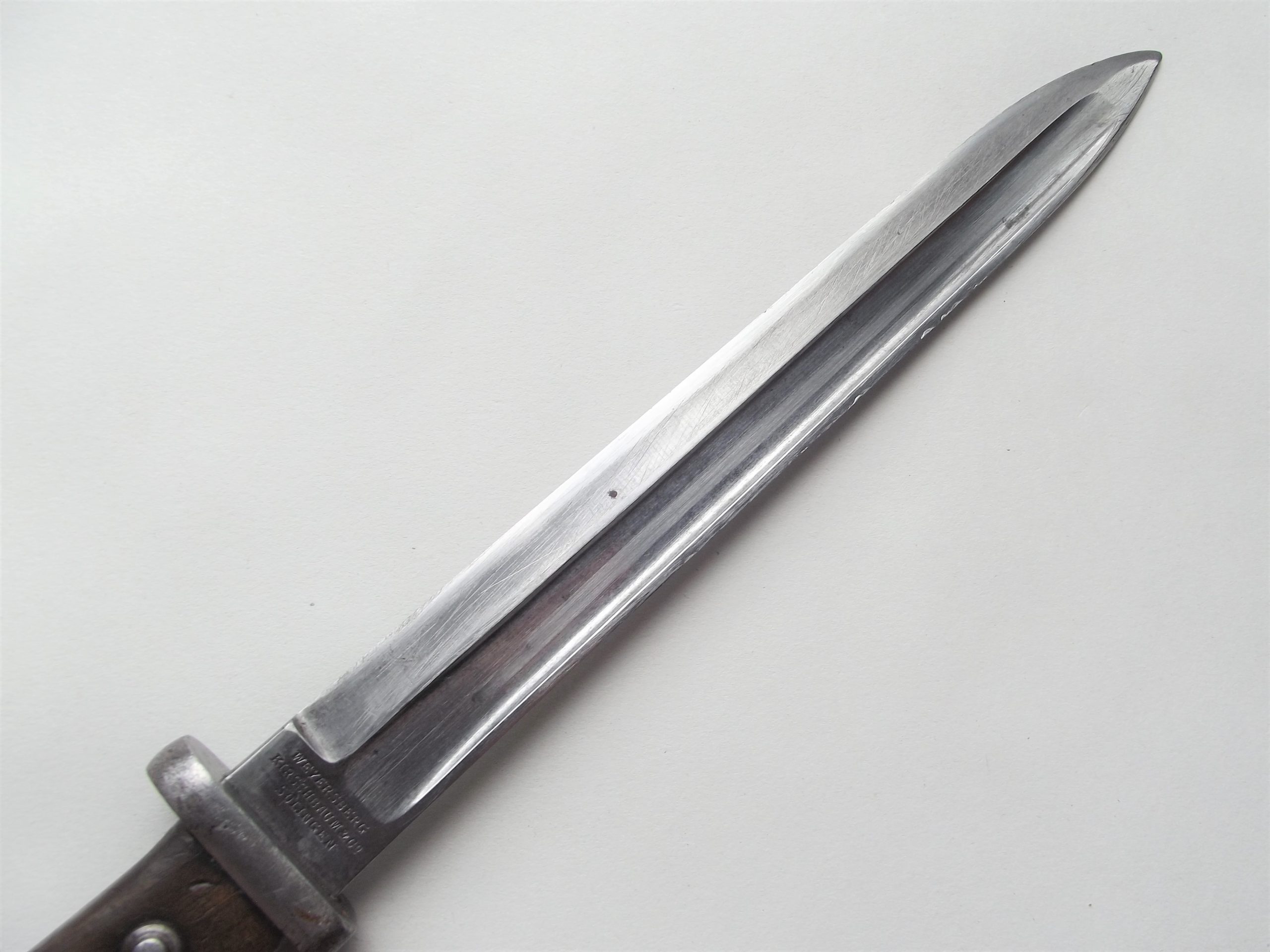 IMPERIAL GERMAN MODEL 1871/84 KNIFE BAYONET & SCABBARD - DBG Militaria