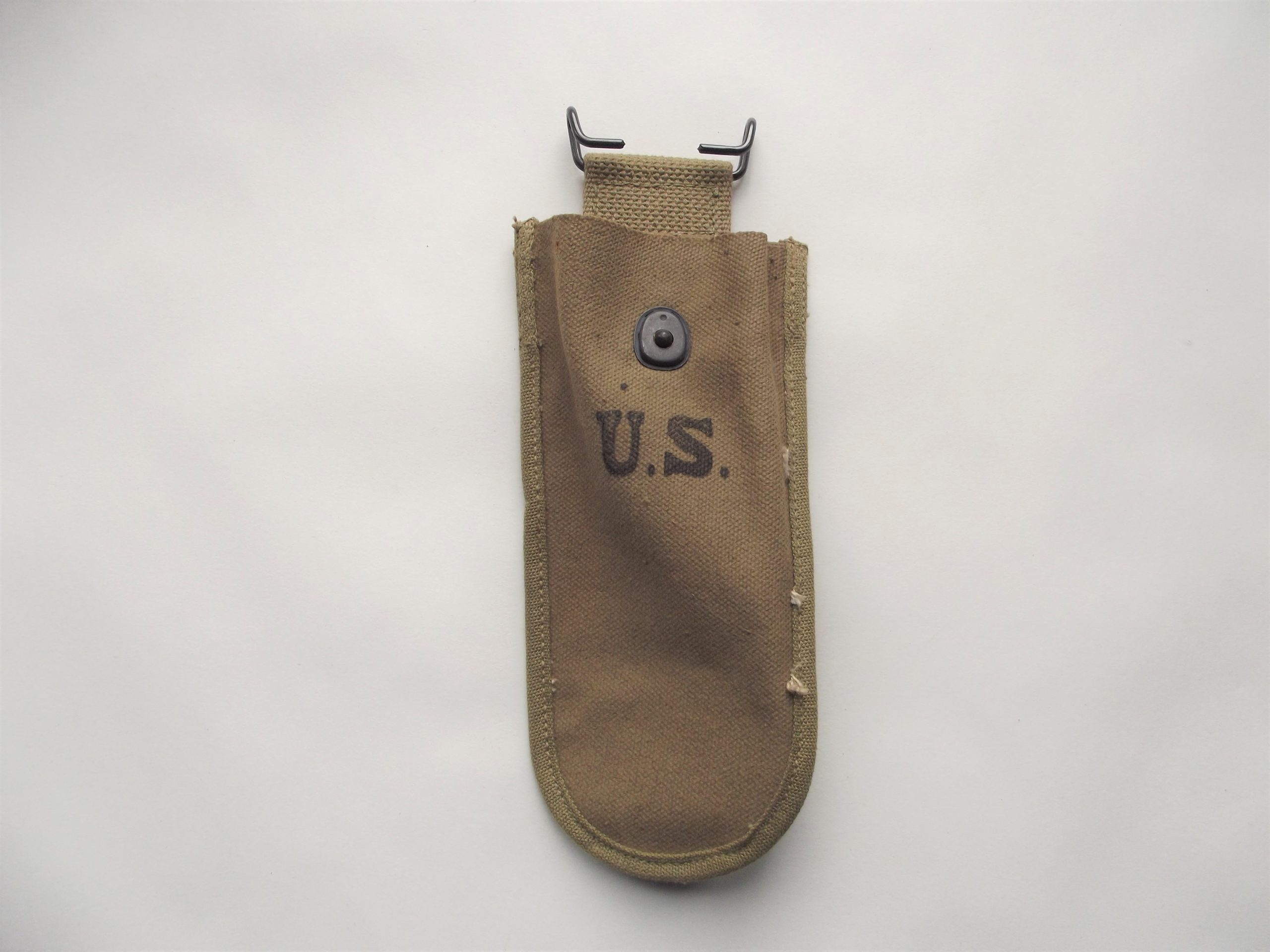 WW2 AMERICAN M1938 WEBBING WIRE CUTTER POUCH DATED 1942 - DBG Militaria