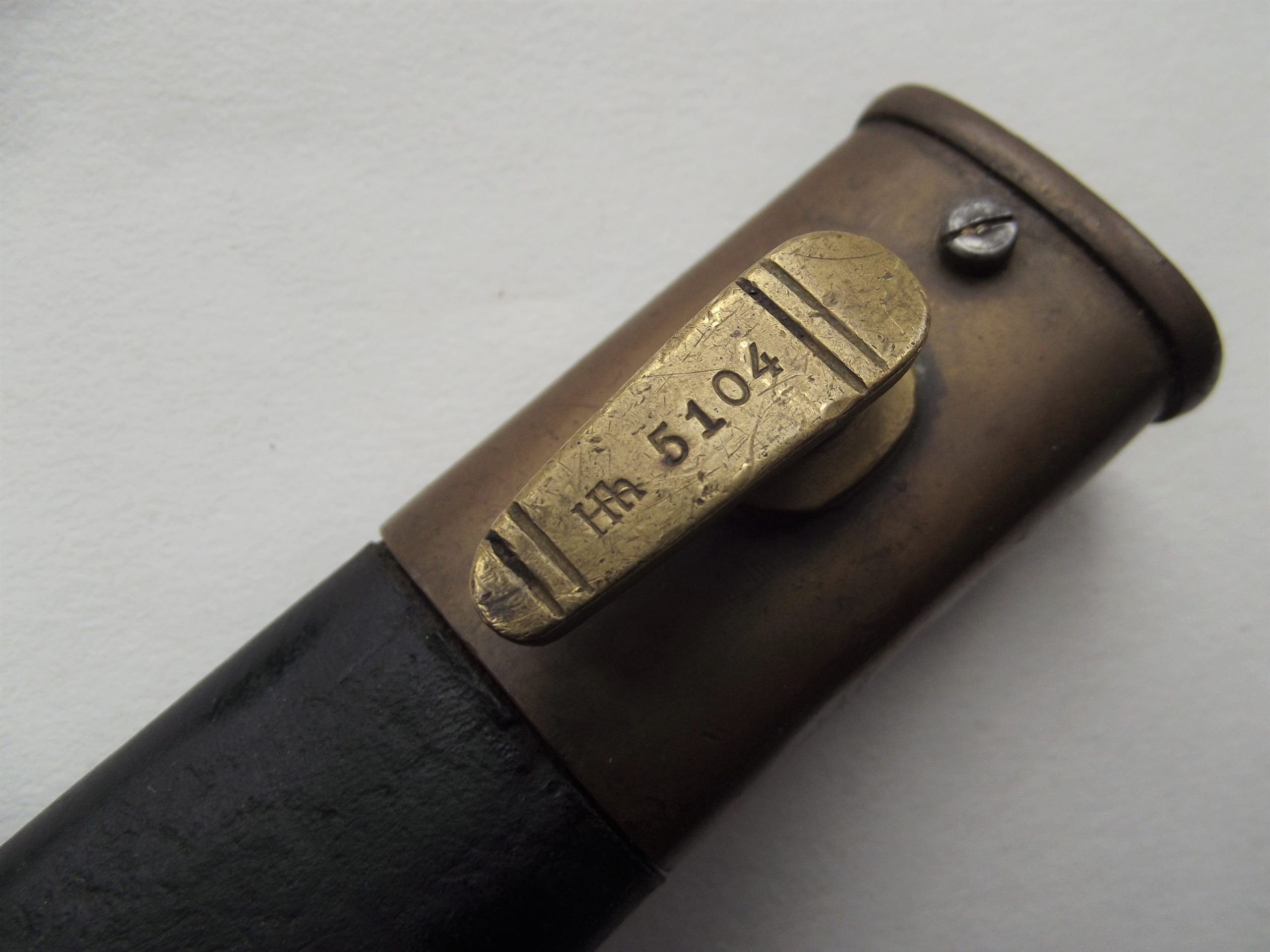 BRAZILIAN M1908 BAYONET & SCABBARD GERMAN MADE - DBG Militaria