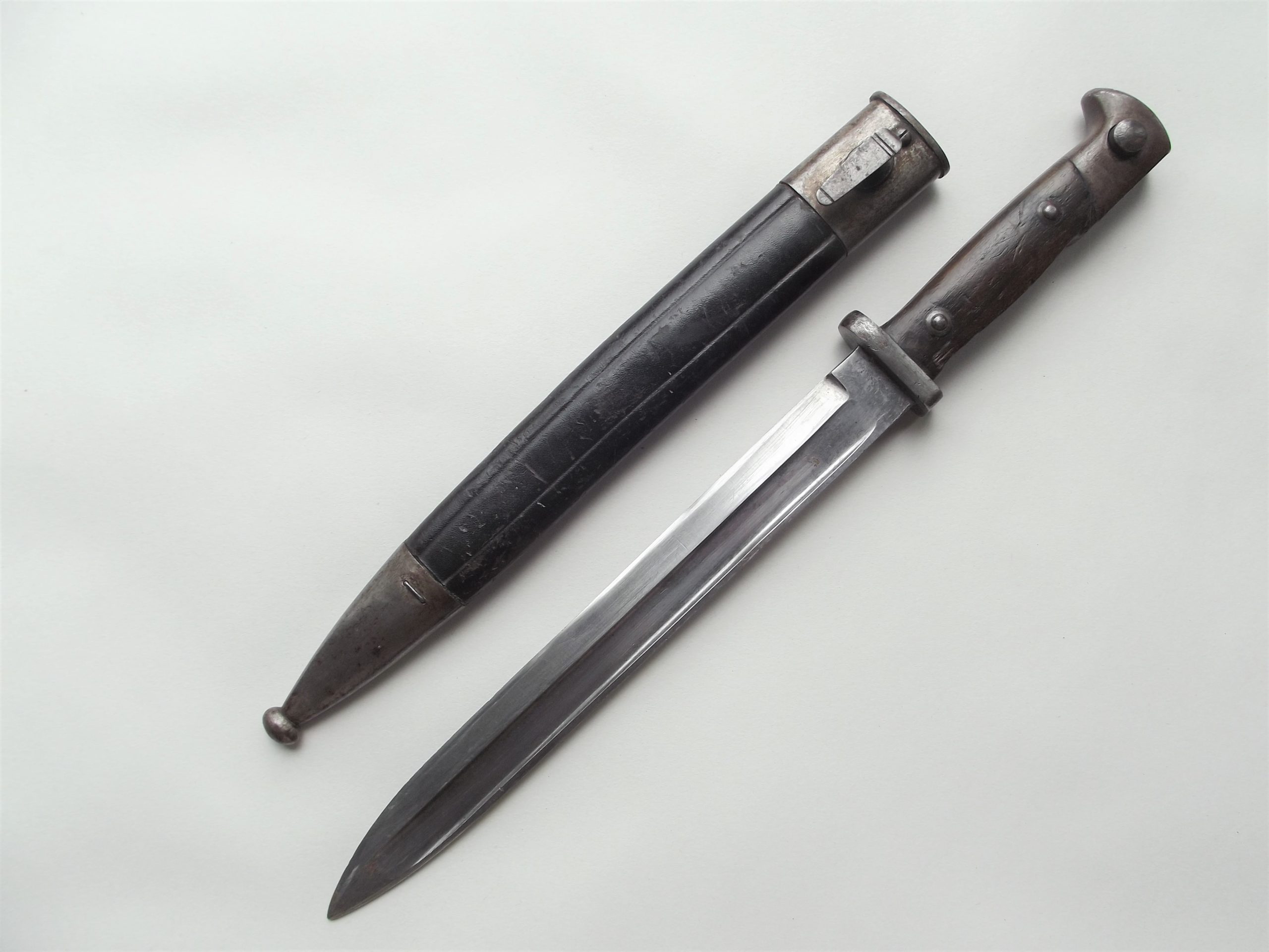 IMPERIAL GERMAN MODEL 1871/84 KNIFE BAYONET & SCABBARD - DBG Militaria