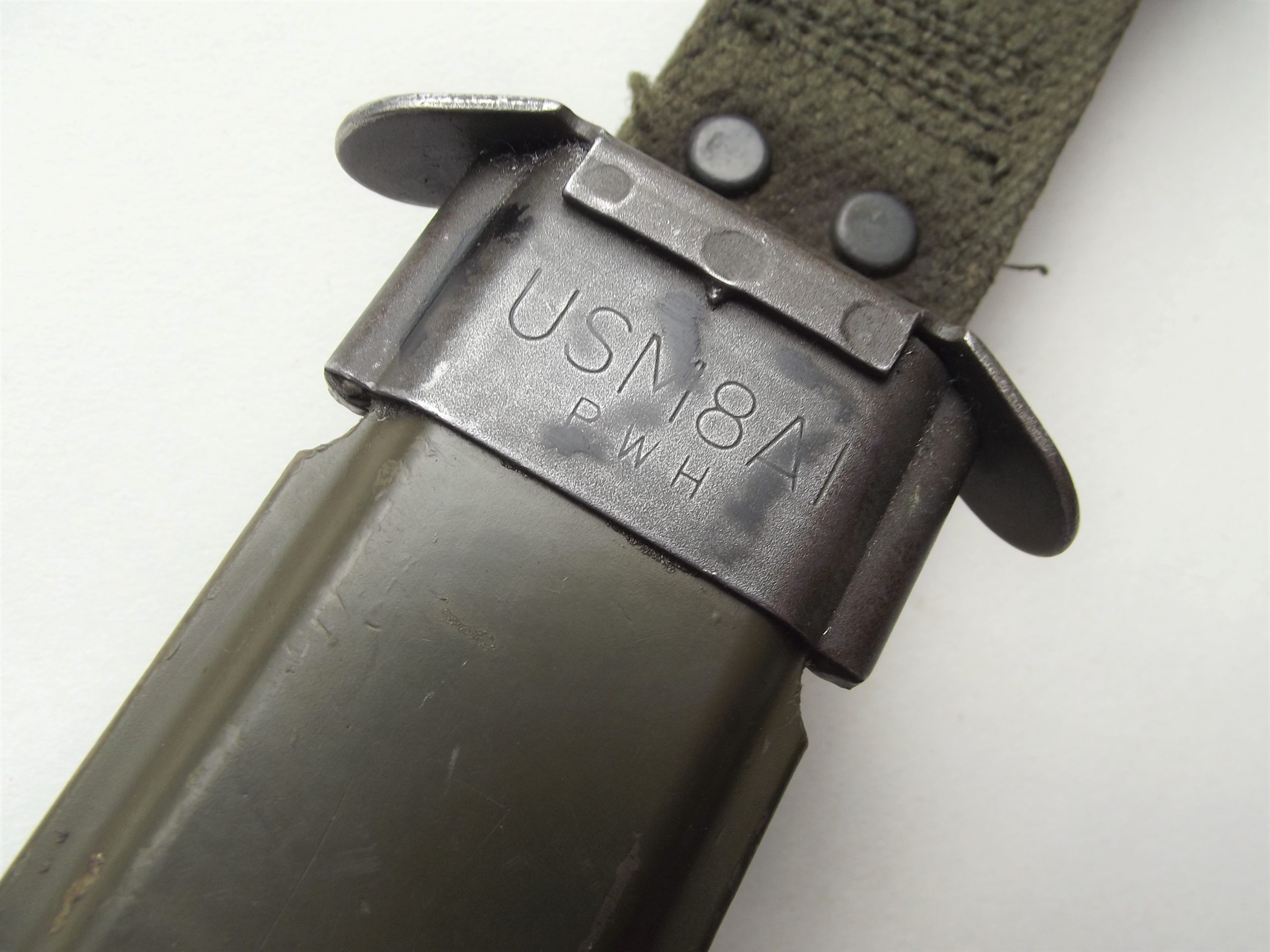 AMERICAN M7 BAYONET & SCABBARD BOC - DBG Militaria