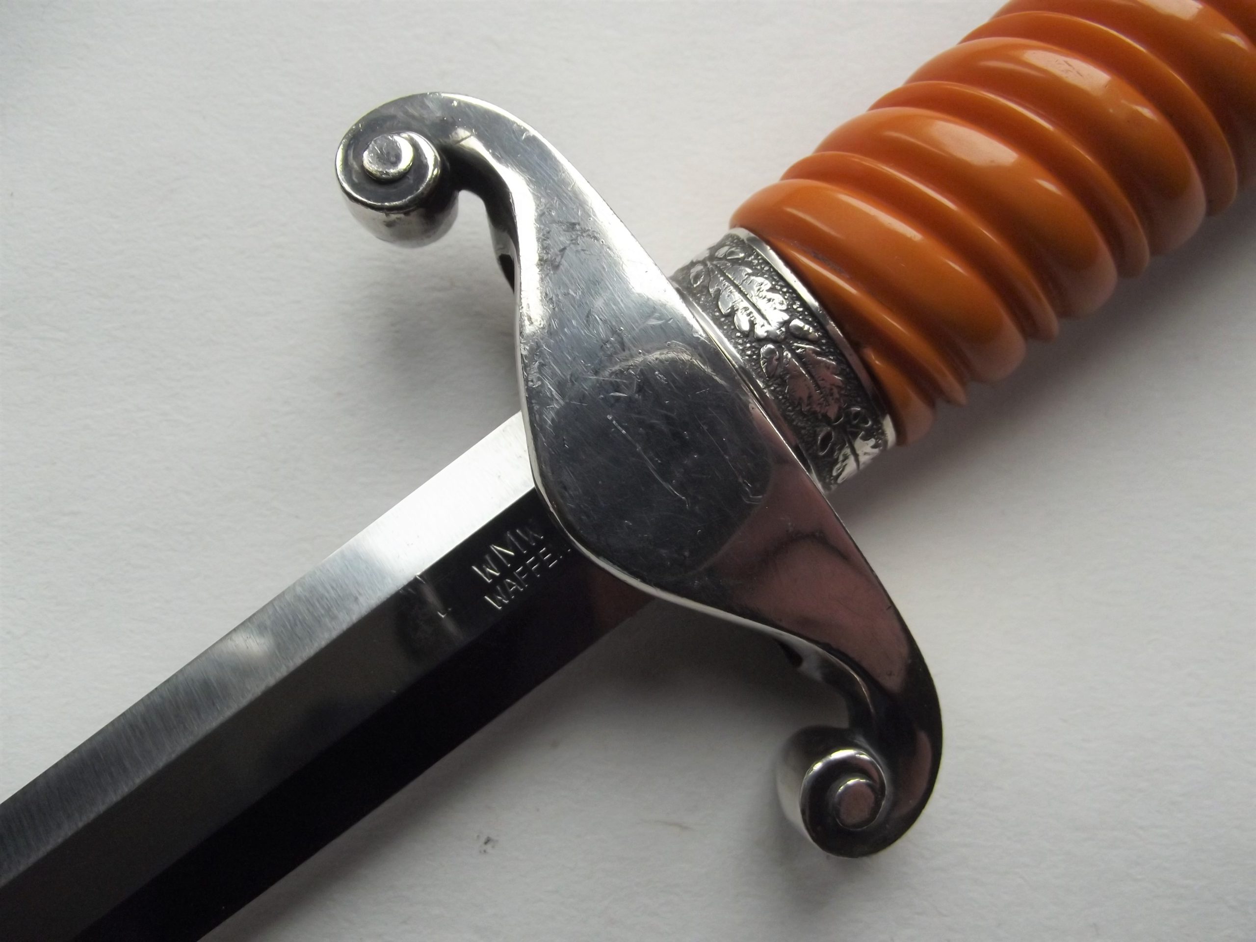 WW2 GERMAN ARMY OFFICERS DAGGER & SCABBARD WMW WAFFEN - DBG Militaria