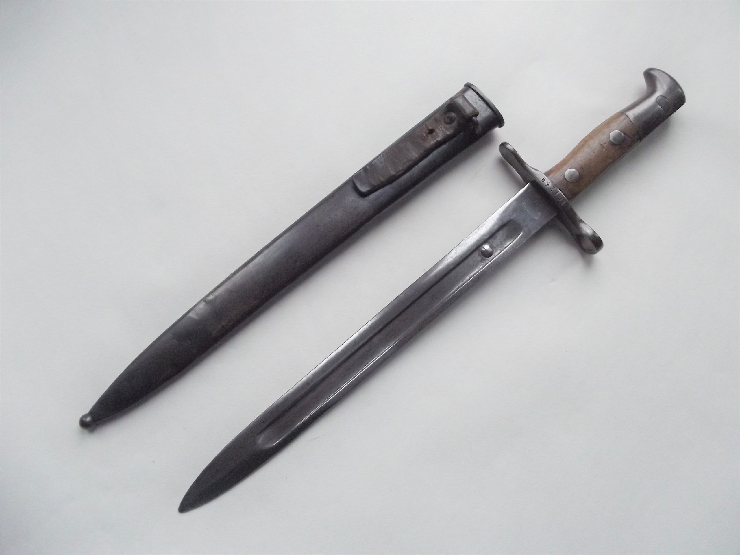 SWISS M1899 BAYONET & SCABBARD - DBG Militaria