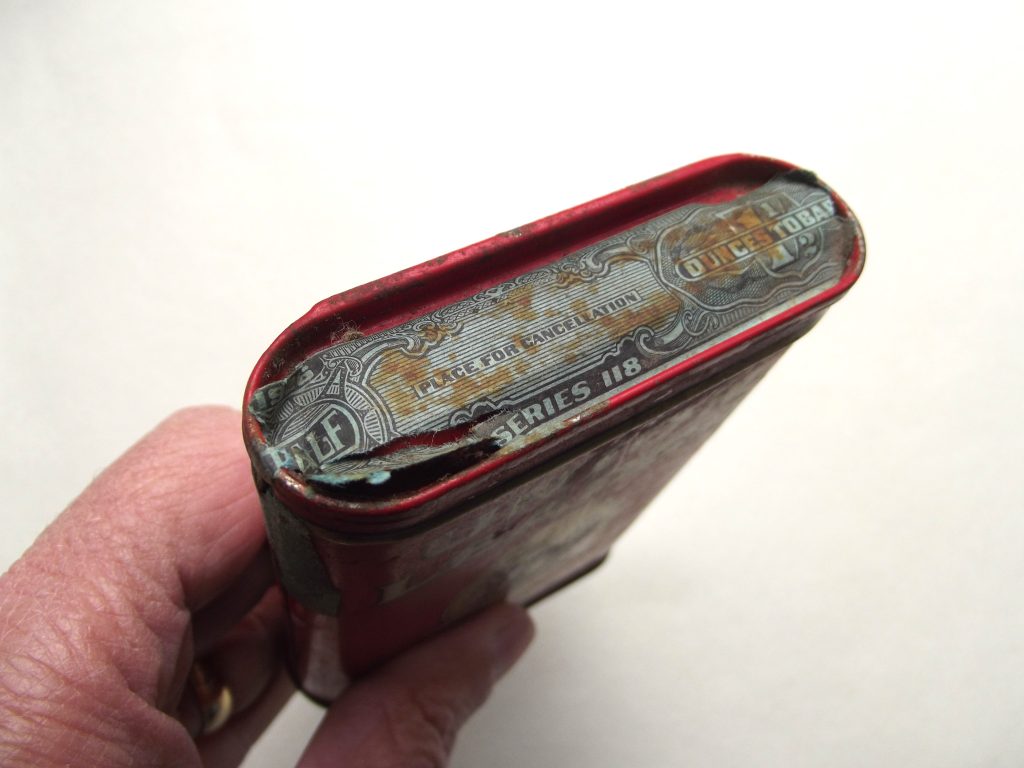 WW2 AMERICAN UNION LEADER SMOKING TOBACCO TIN - DBG Militaria