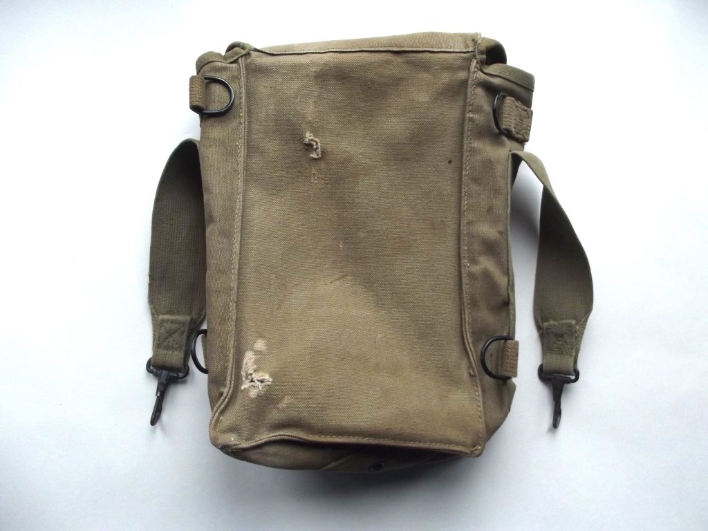 WW2 AMERICAN WEBBING GP BAG DATED 1942 - DBG Militaria