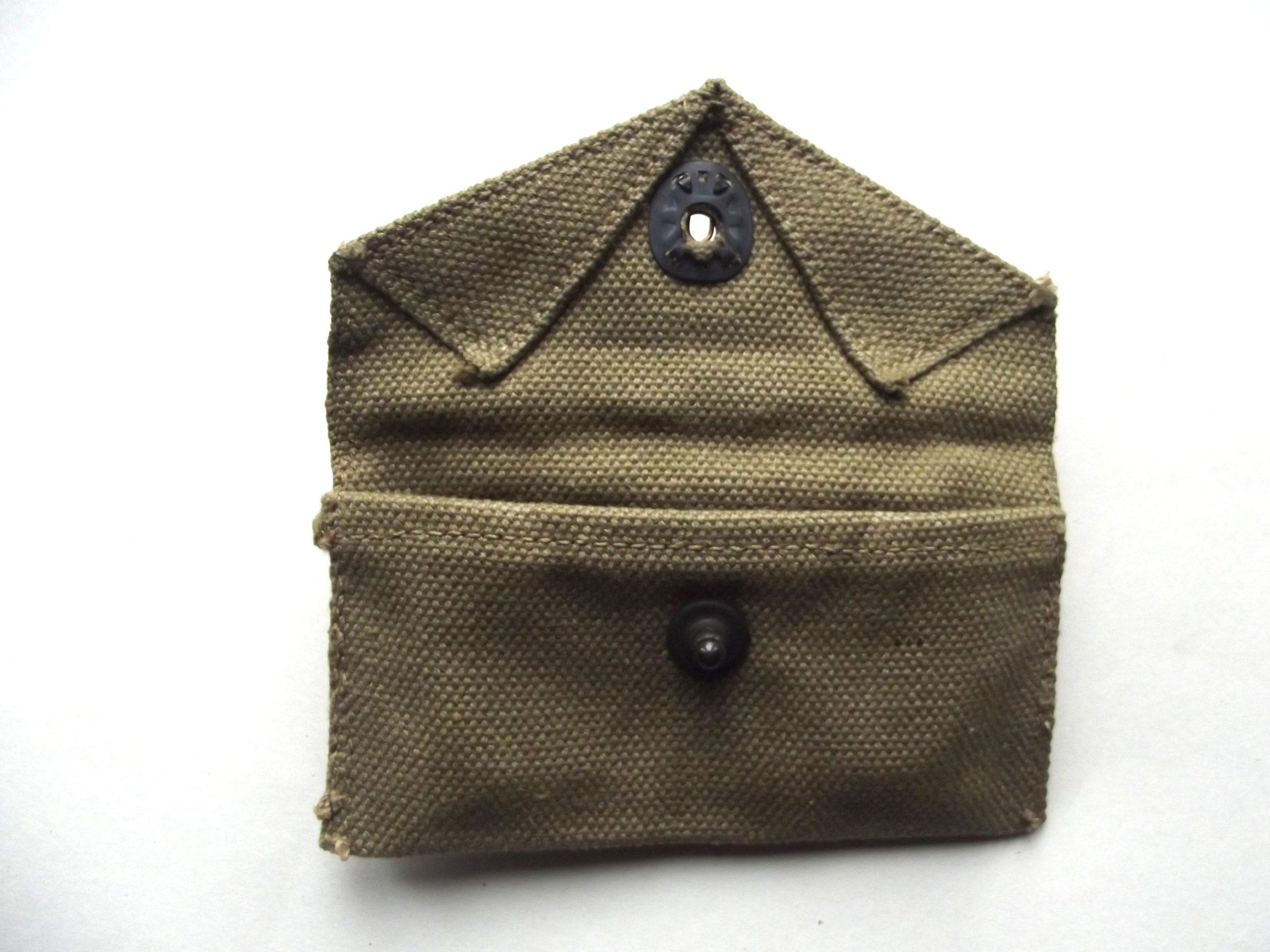 WW2 AMERICAN M1924 FIRST AID WEBBING POUCH DATED 1942 - DBG Militaria