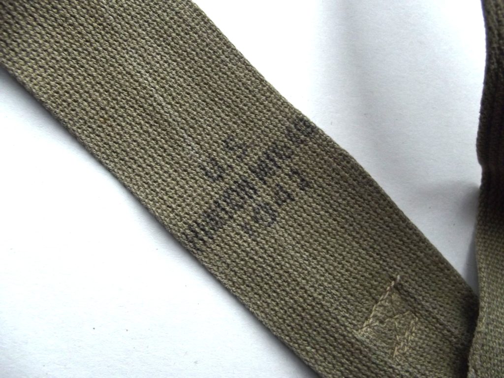 WW2 AMERICAN M1936 WEBBING SUSPENDERS DATED 1942 - DBG Militaria