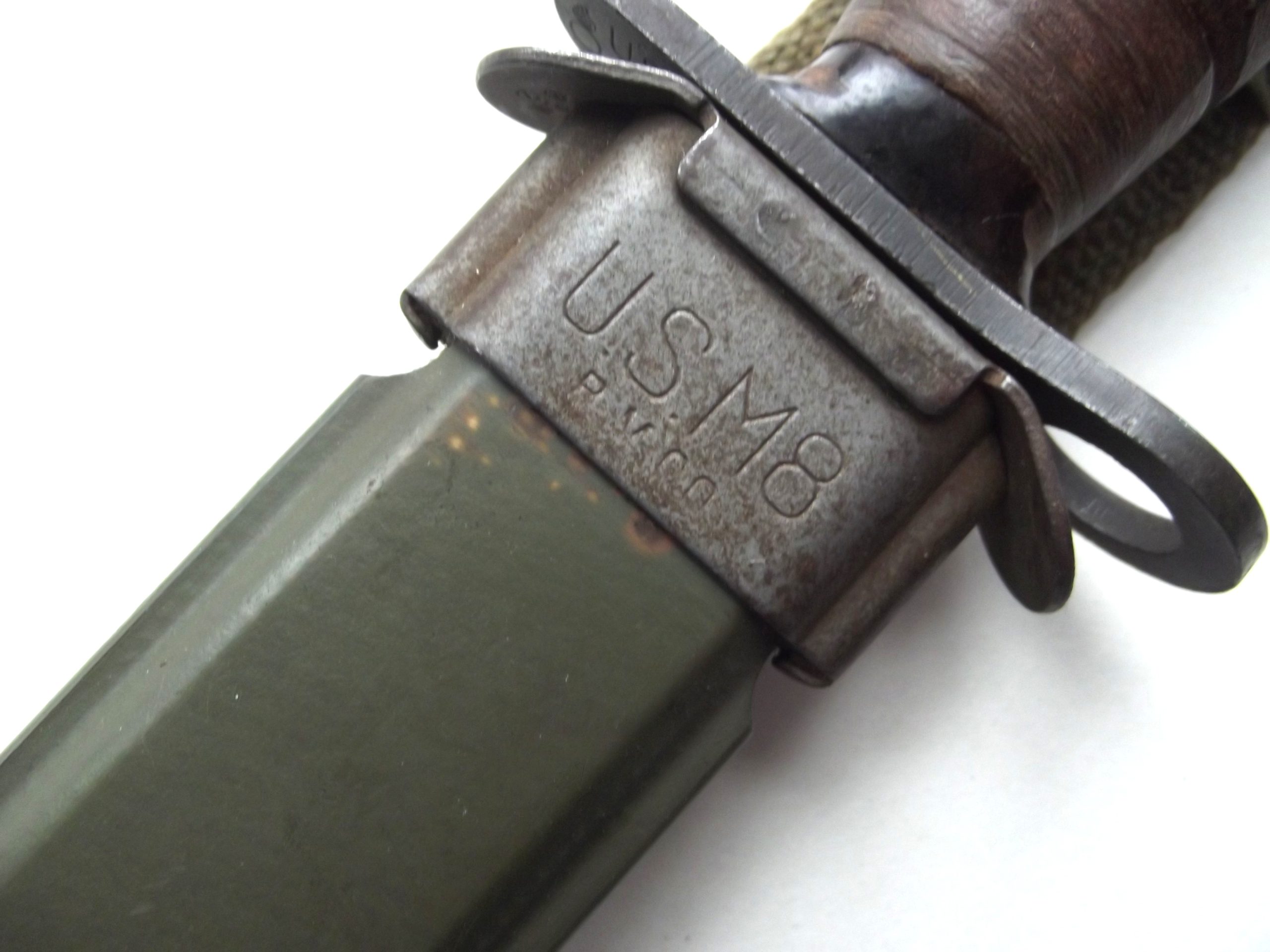 AMERICAN M4 BAYONET IMPERIAL & USM8 SCABBARD B.M CO - DBG Militaria