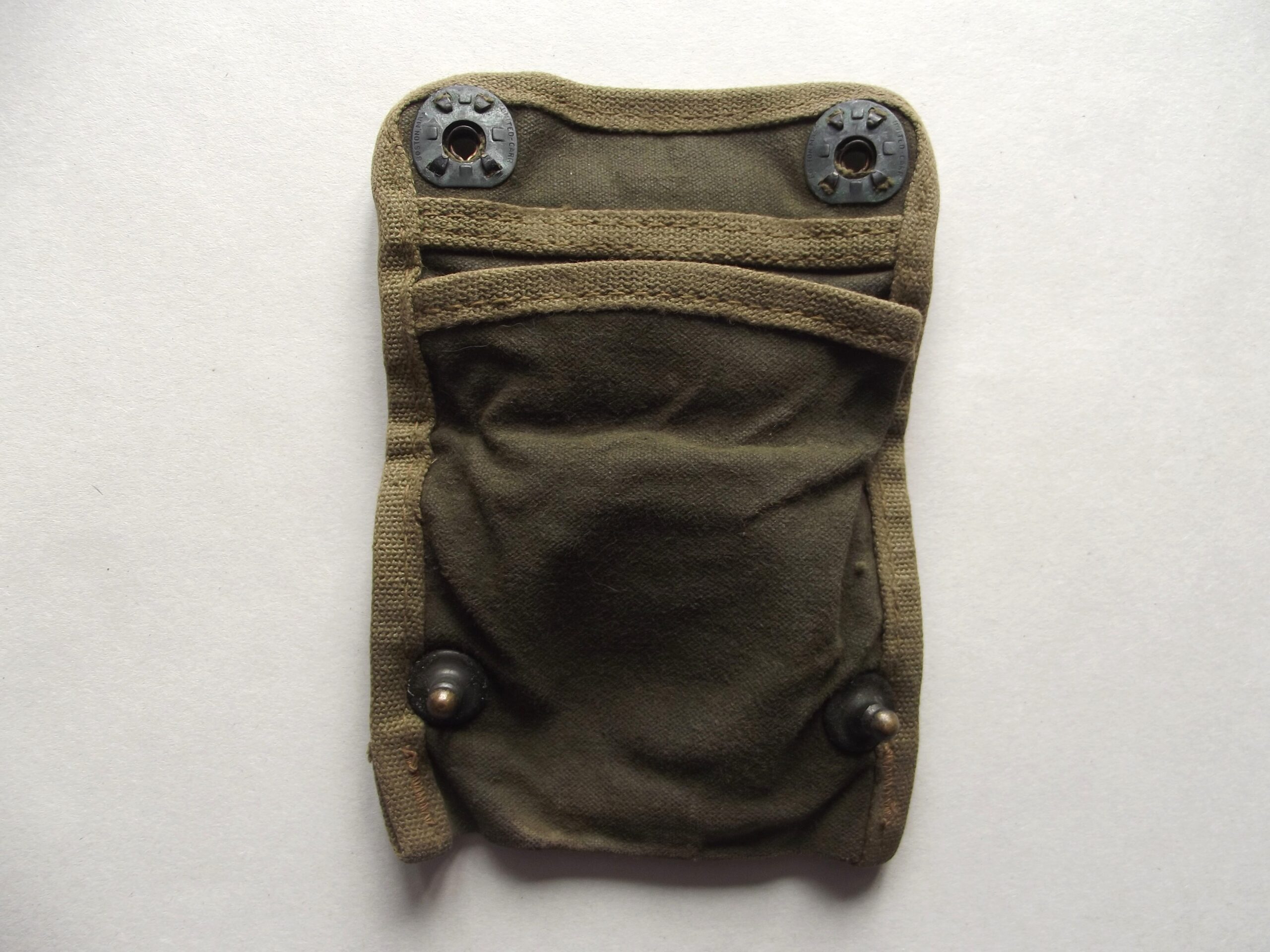 WW2 AMERICAN LENSATIC WAXED WATERPROOF COMPASS CASE - DBG Militaria