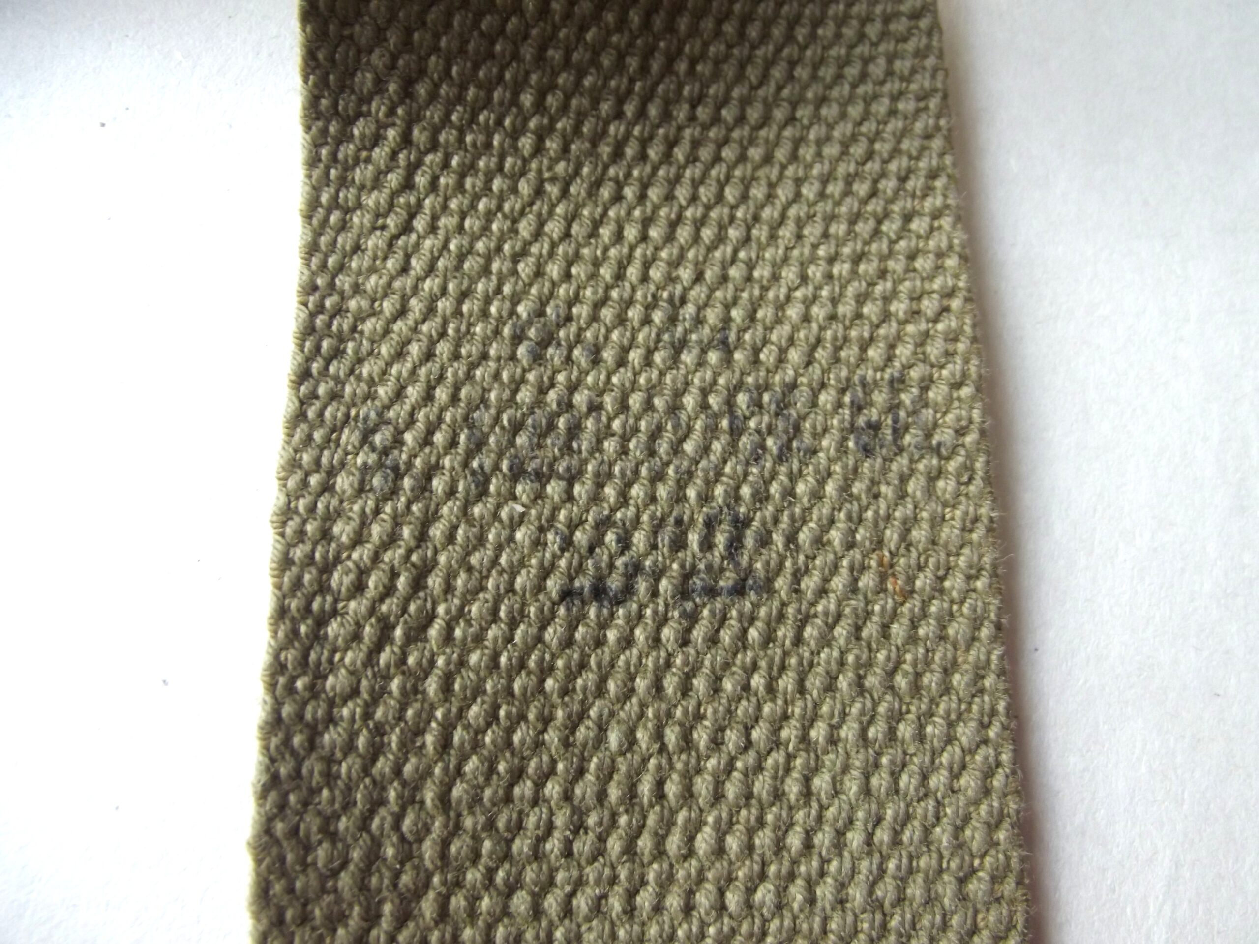 WW2 AMERICAN M1936 WEBBING SUSPENDERS DATED 1943 - DBG Militaria