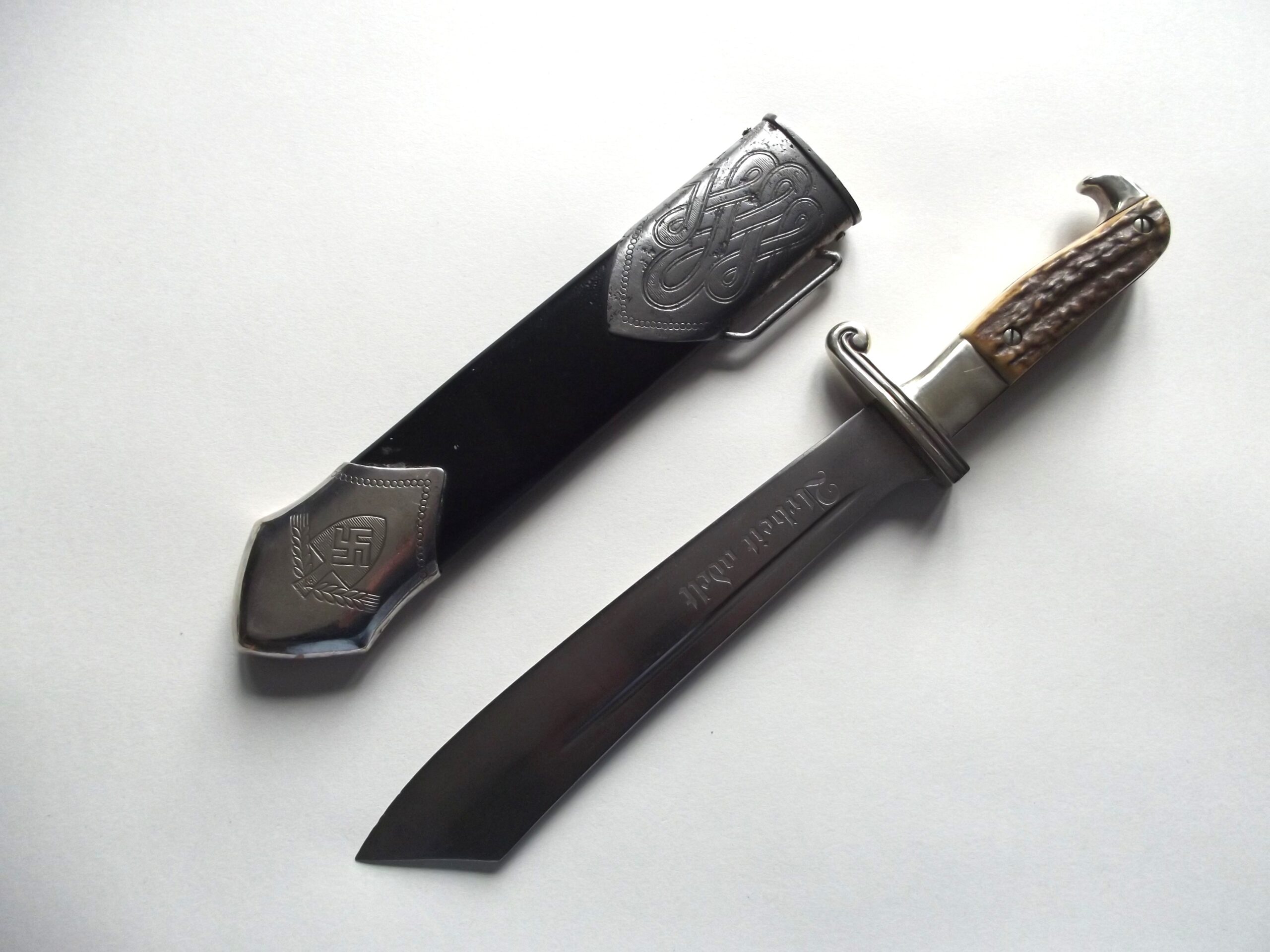 WW2 GERMAN RAD ENLISTED MANS HEWER & SCABBARD - DBG Militaria