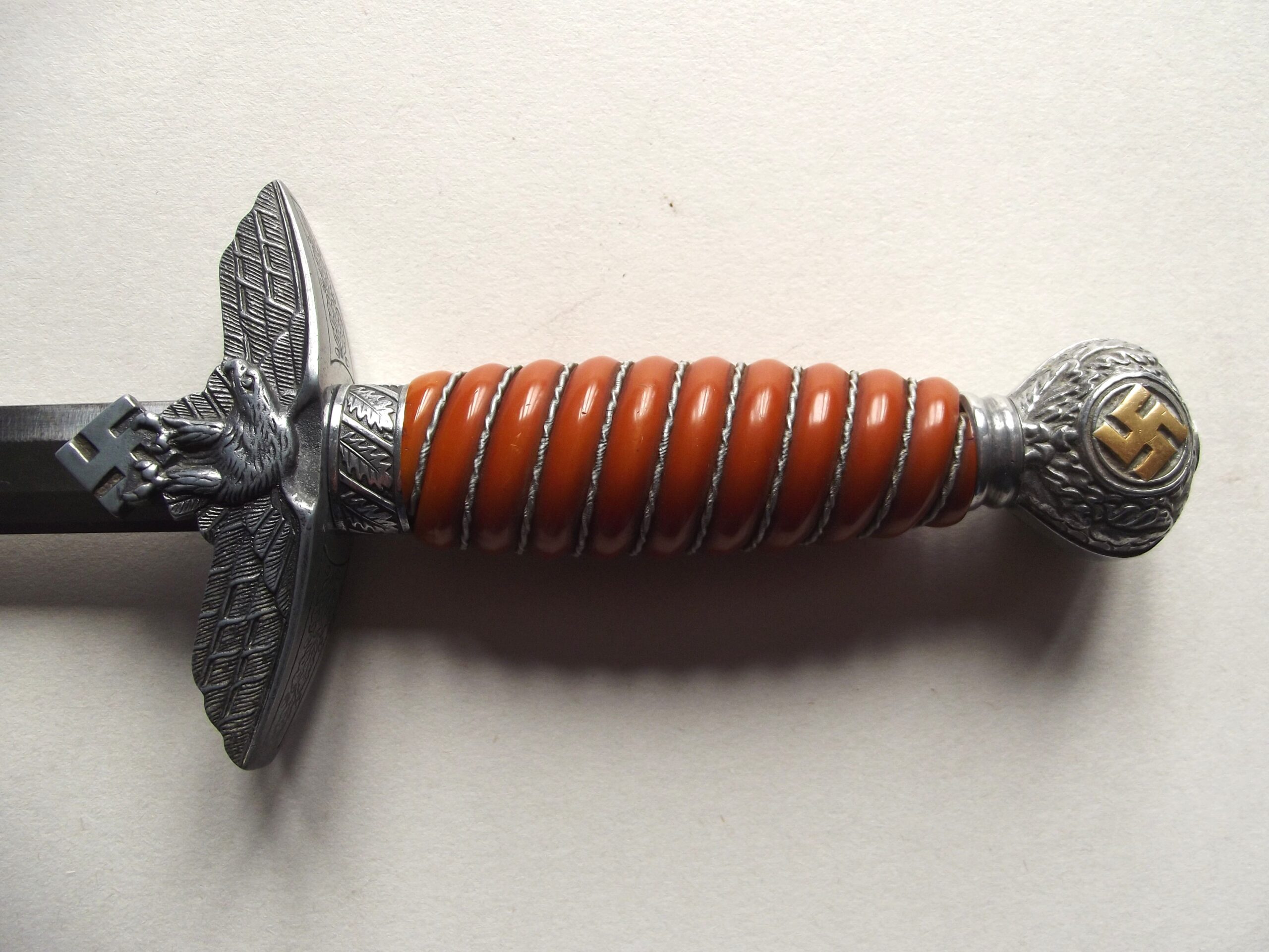 WW2 GERMAN 2ND PTN LUFTWAFFE DAGGER & SCABBARD - DBG Militaria